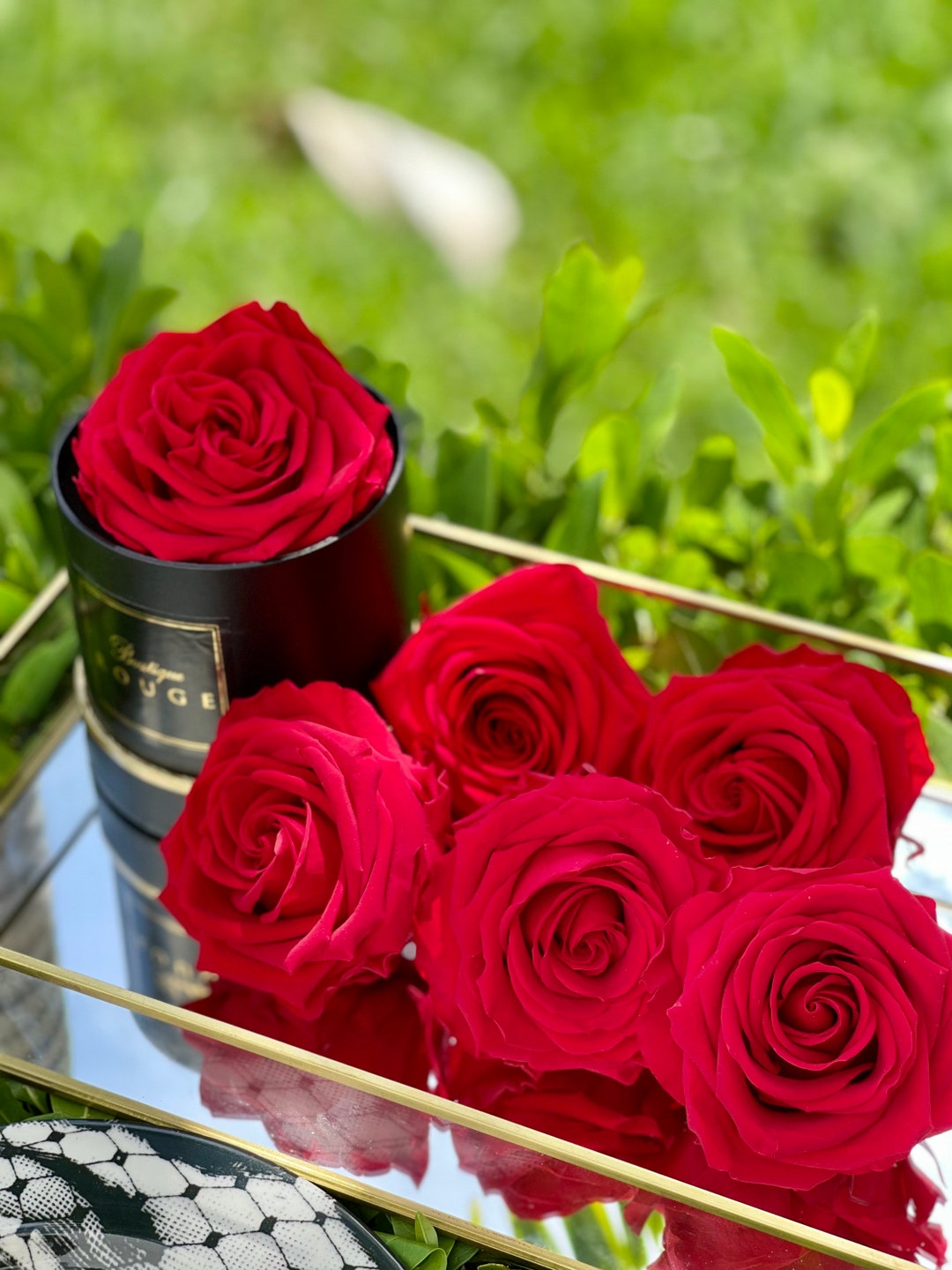 Red Preserved Roses, Red Anniversary Roses, Red Romantic Gifts for Her ...