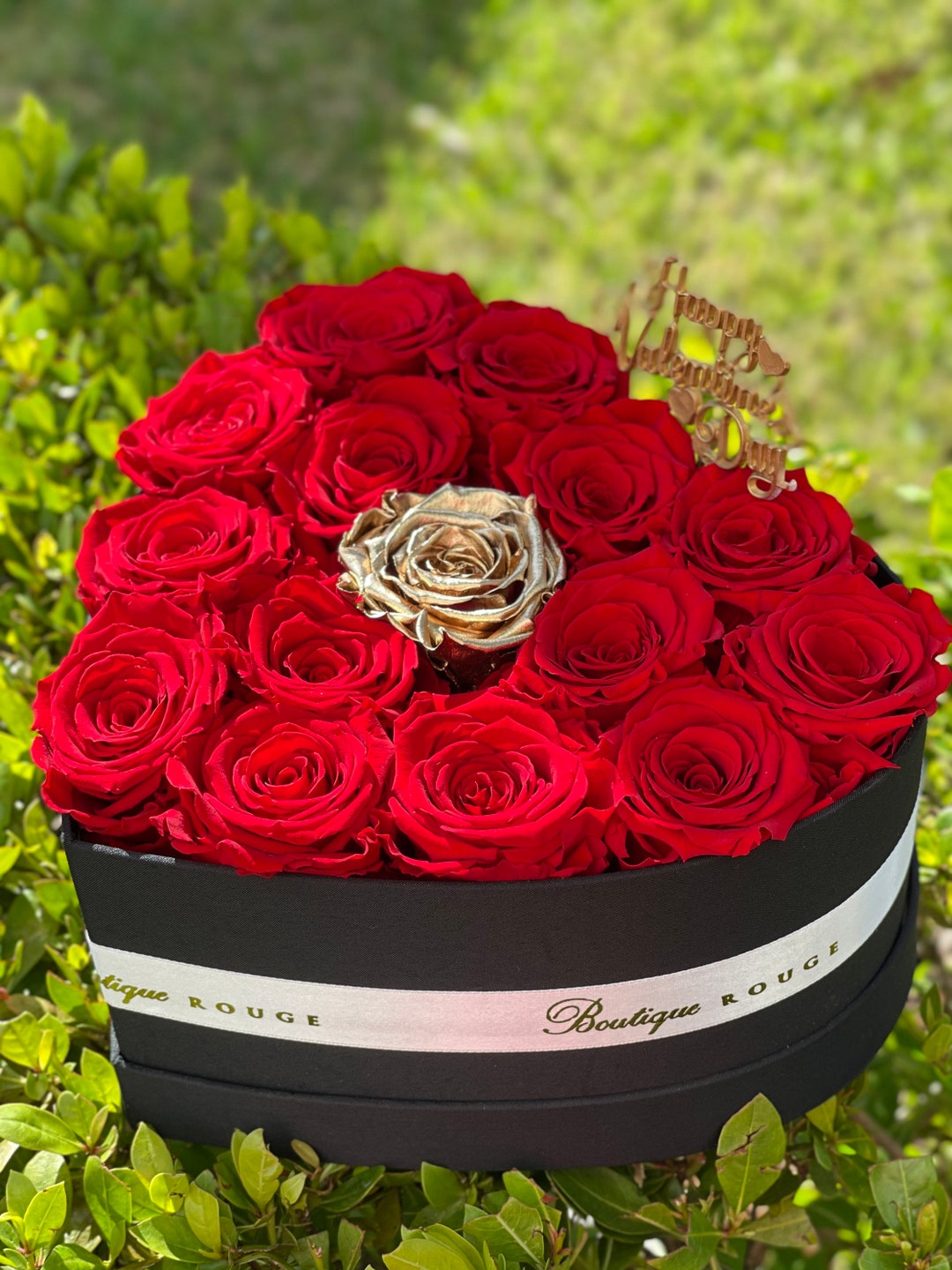 Valentines Day Roses, Dozen Roses for Valentines, Red Eternity Roses ...