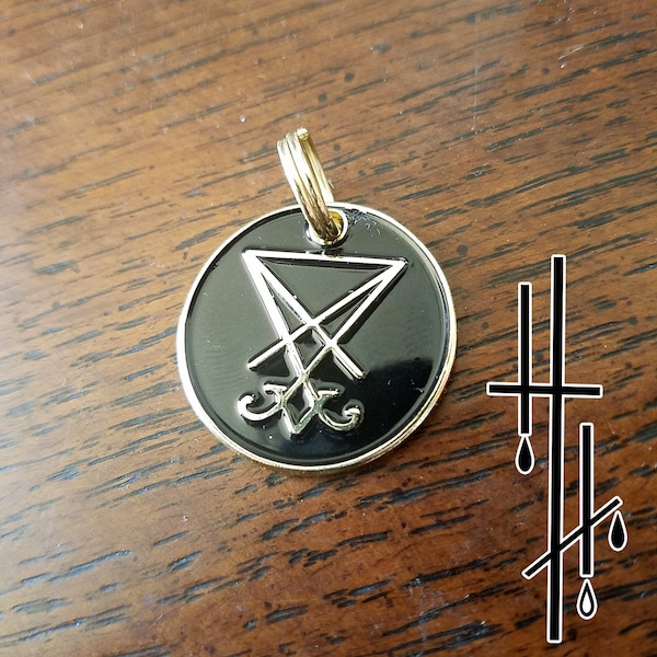 Gold Lucifer Sigil - Etsy