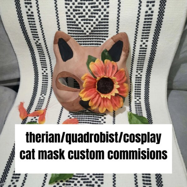 Opal Therian Cat Mask - Etsy