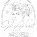 Snow Queen. Printable Coloring Page for Adults. 2 Pdf Files: Dark and ...