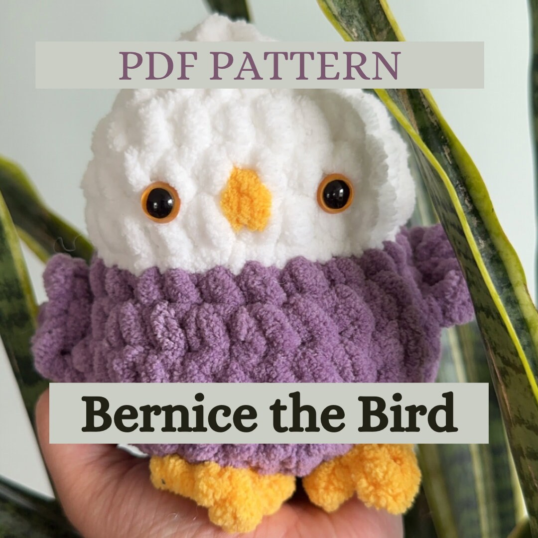 Bernice the Bird PDF Crochet Pattern Amigurumi Beginner Crochet Pattern ...