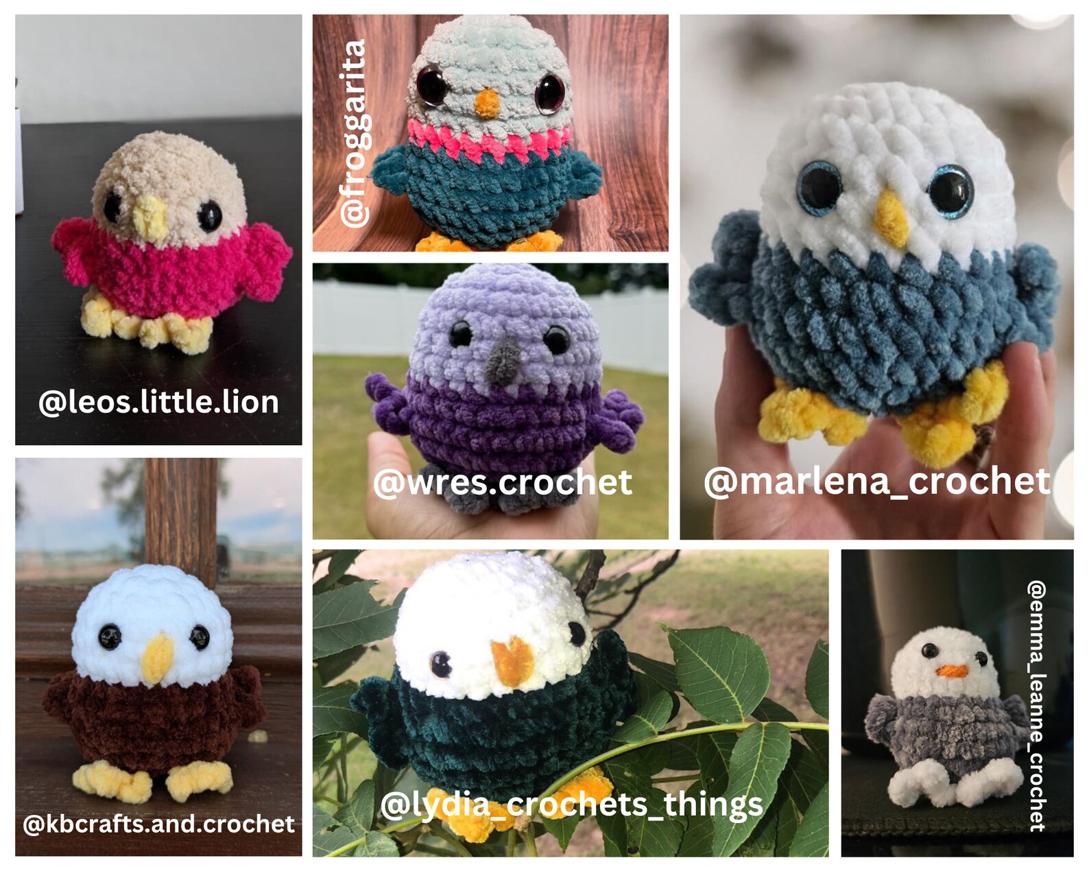 Bernice the Bird PDF Crochet Pattern Amigurumi Beginner Crochet Pattern ...