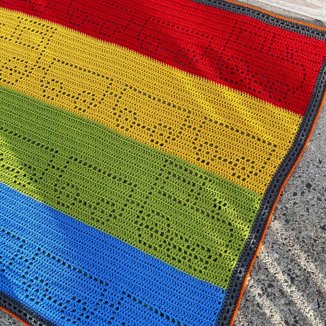 Crochet Train Blanket Pattern | All Aboard Blanket | Baby Blanket ...