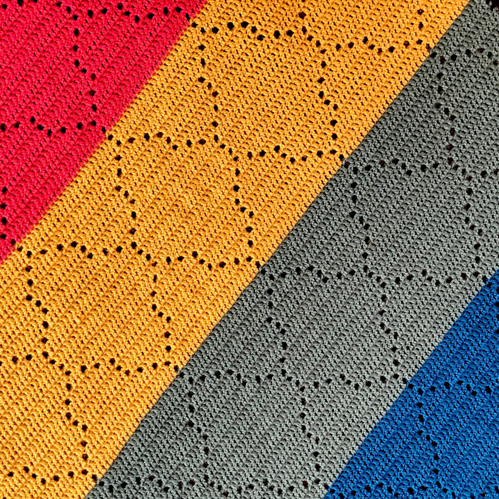 Crochet Moroccan Tile Blanket Pattern Moroccan Mosaic Filet - Etsy