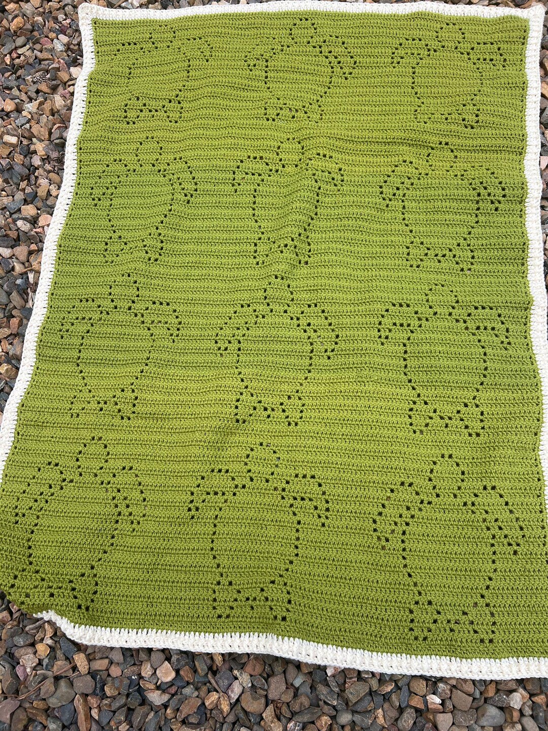 Filet Crochet Sea Turtle Baby Blanket Crochet Pattern | Just Keep ...