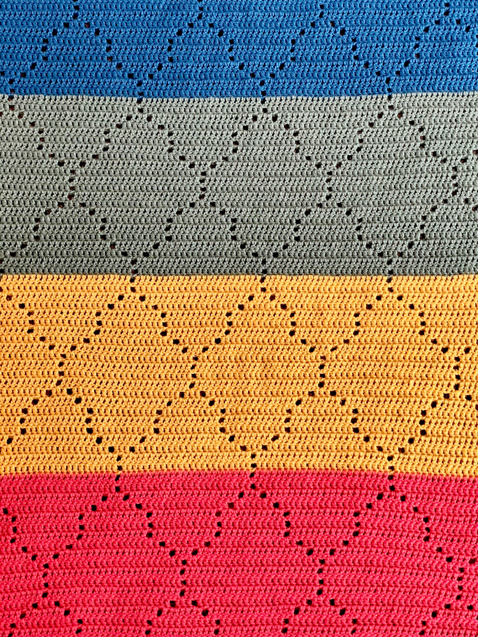 Crochet Moroccan Tile Blanket Pattern Moroccan Mosaic Filet | Etsy