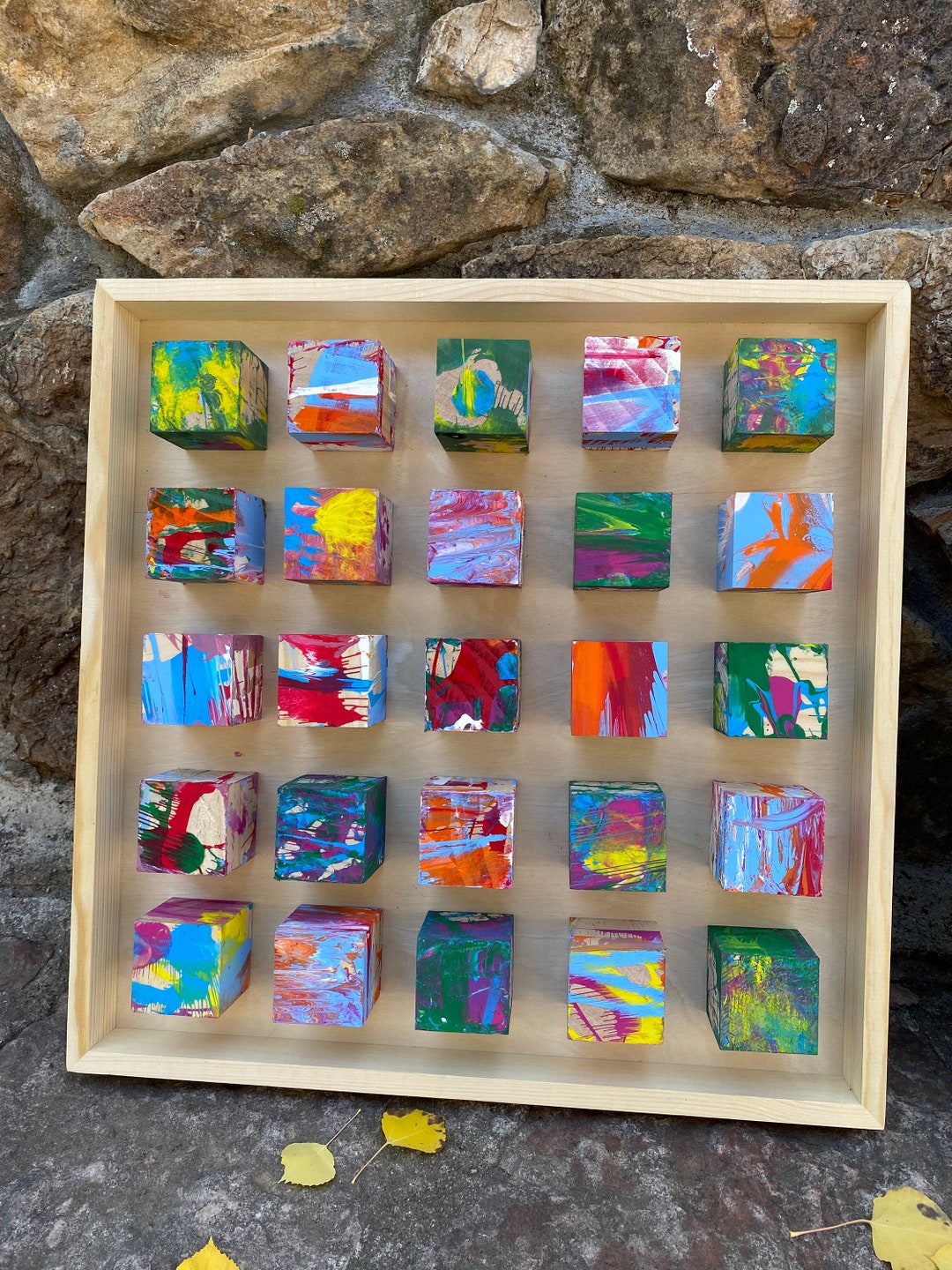 Wood Block Art - Etsy