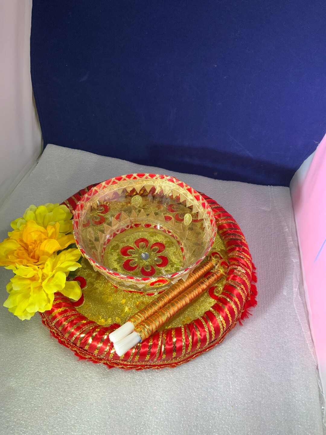 Custom Made Haldi Bowl for Bride & Groom, Indian Wedding, Haldi ...