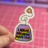 Your Anxiety is a Lying Sticker, Dumpling Sticker, Mental Health ...