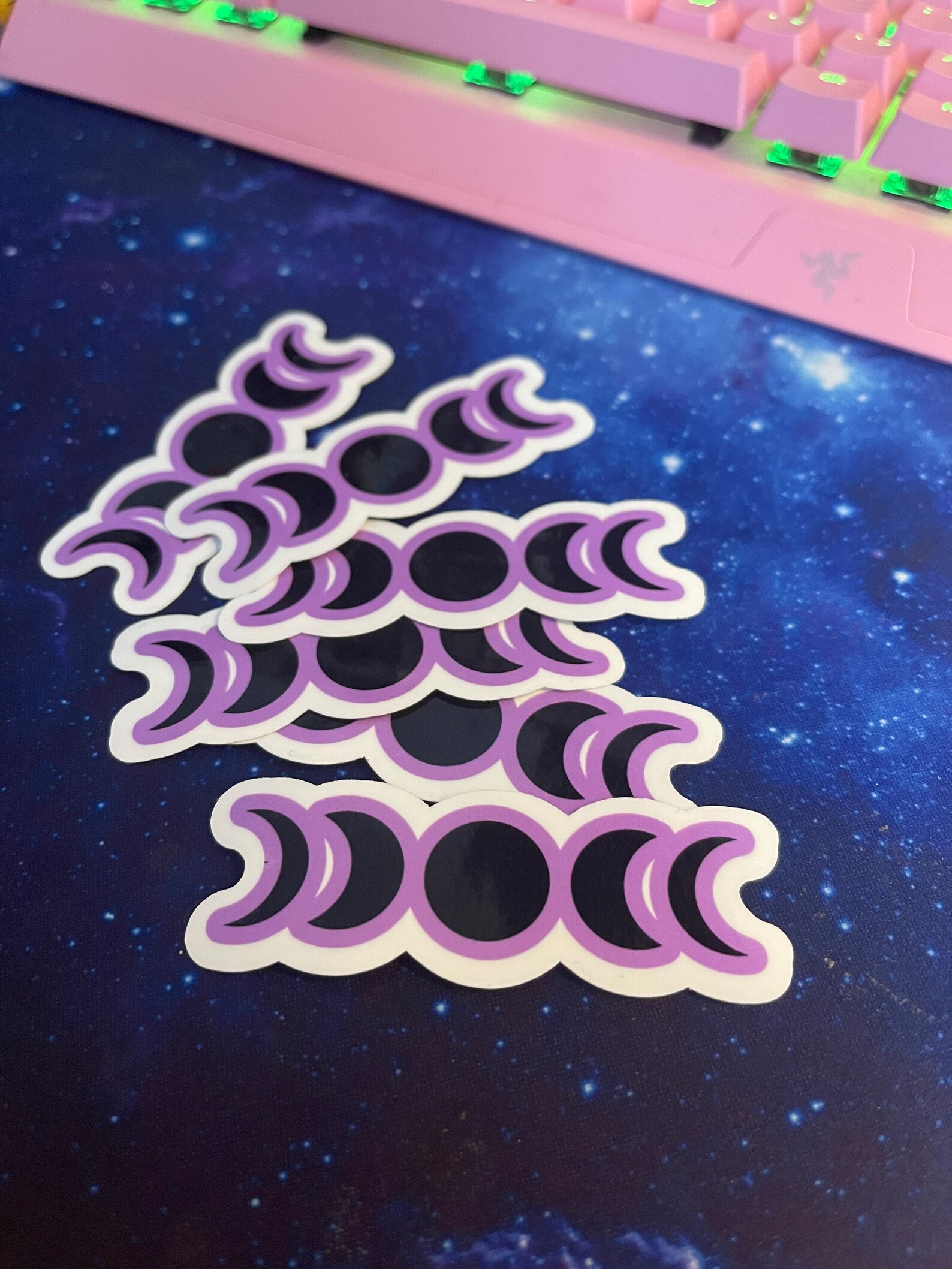 Moon Phases Sticker Moon Sticker Celestial Sticker - Etsy