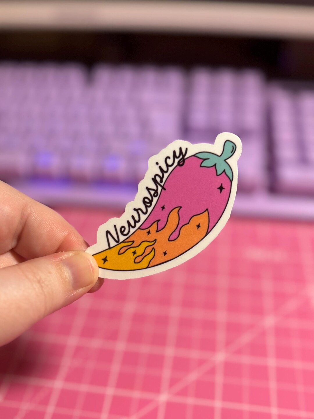 Neurospicy Sticker , ADHD Sticker , Mental Health Sticker ...