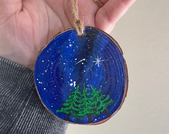 Galaxy Wood Painting - Etsy