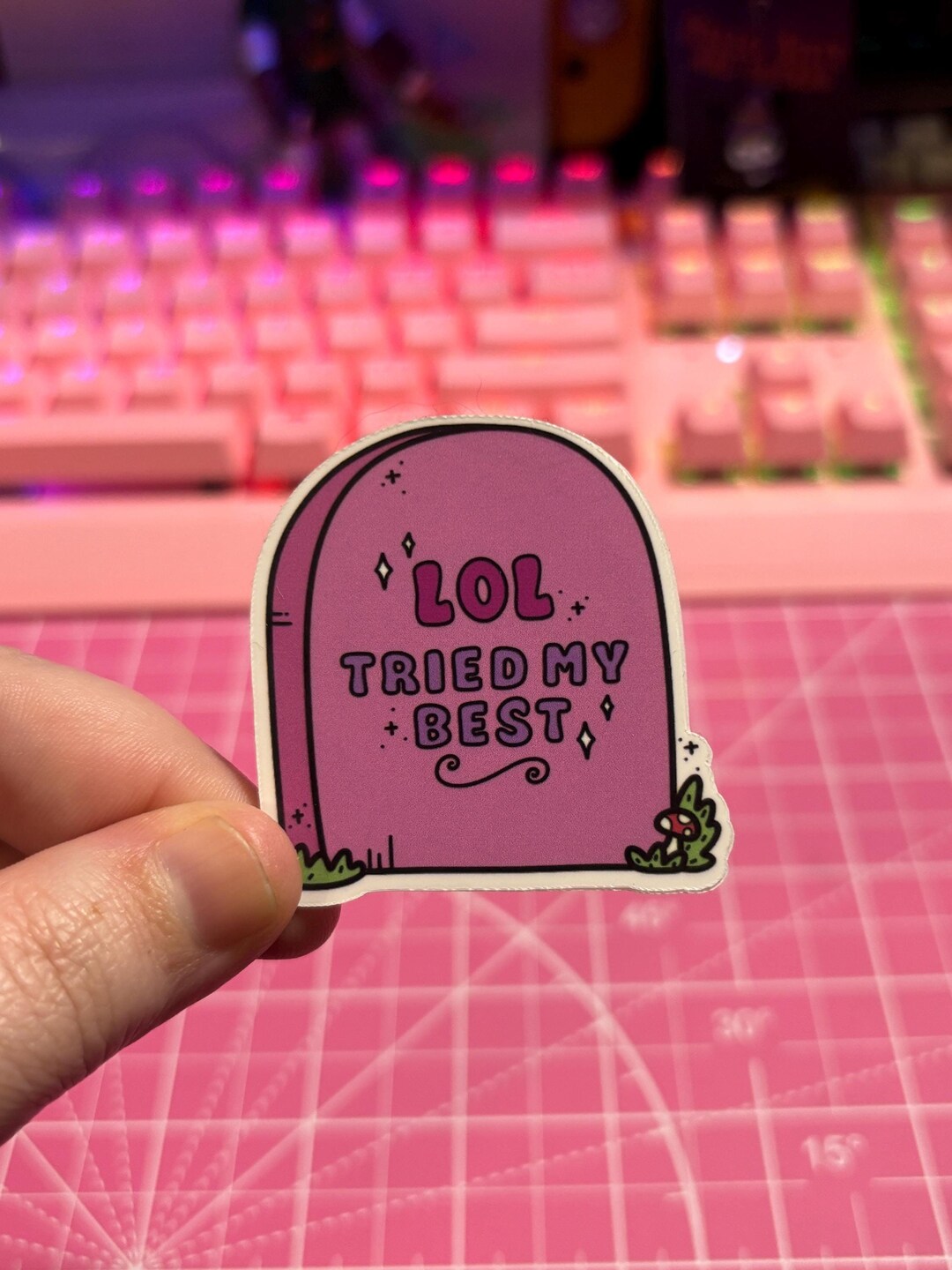 Tried My Best Sticker , Self Love Sticker , Self Care Sticker ...