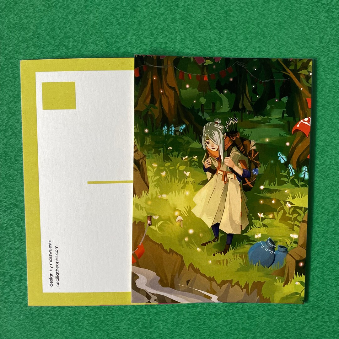 Zelda Inspired Postcard Print - Etsy