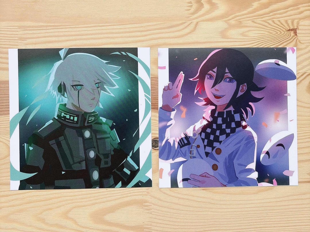 Danganronpa Art Print | Kokichi Ouma | K1B0 // Square 5,83 X 5,83 In - Etsy