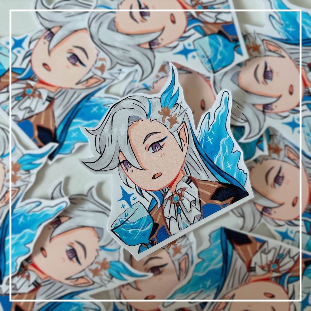Genshin Impact Neuvillette Sticker - Etsy