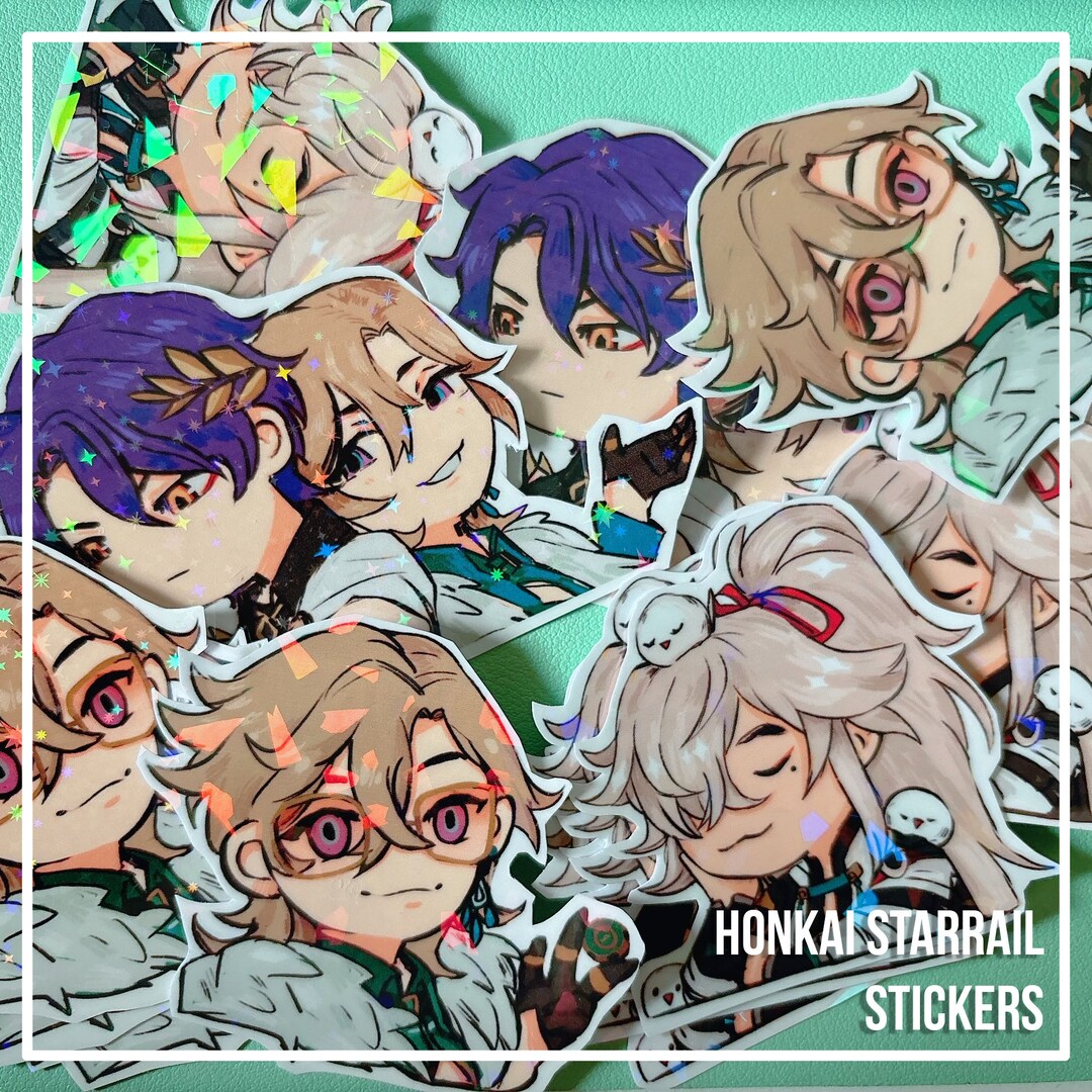 Honkai Starrail Stickers Dr. Ratio Aventurine Jing Yuan Ratiorine Ship ...