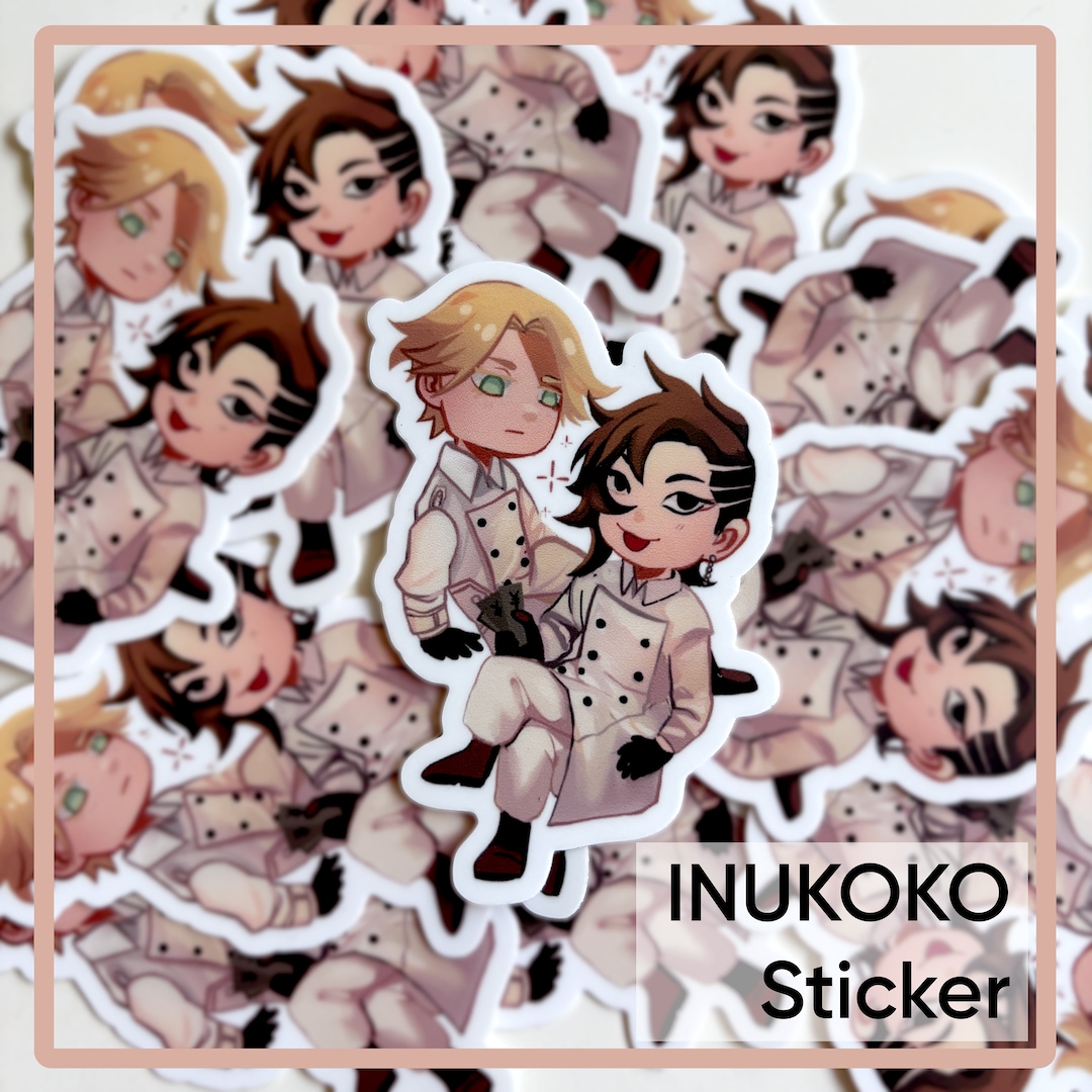 Kokonoi Halime X Inuit Seishu Vinyl Sticker Tokyo Revengers Kokoinu ...