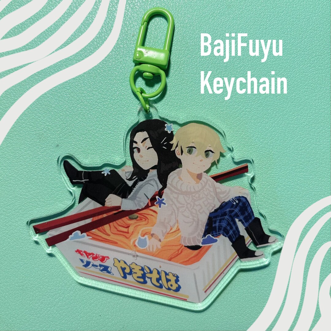 Bajifuyu // Tokyo Revengers Keychain // Baji Keisuke + Chifuyu Matsuno ...