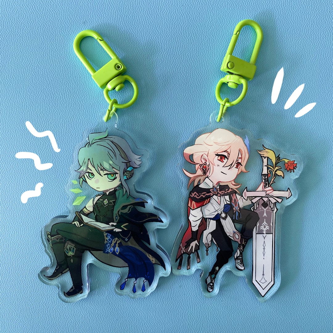 Alhaitham Kaveh Acrylic Keychain Genshin Impact - Etsy