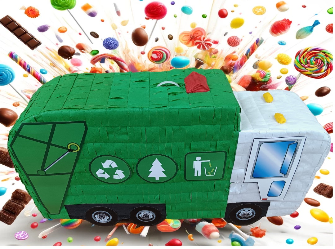 Garbage Truck Pinata - Etsy