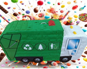 BIG Trash or Garbage Truck Pinata - Etsy