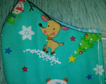 Christmas mask | Etsy