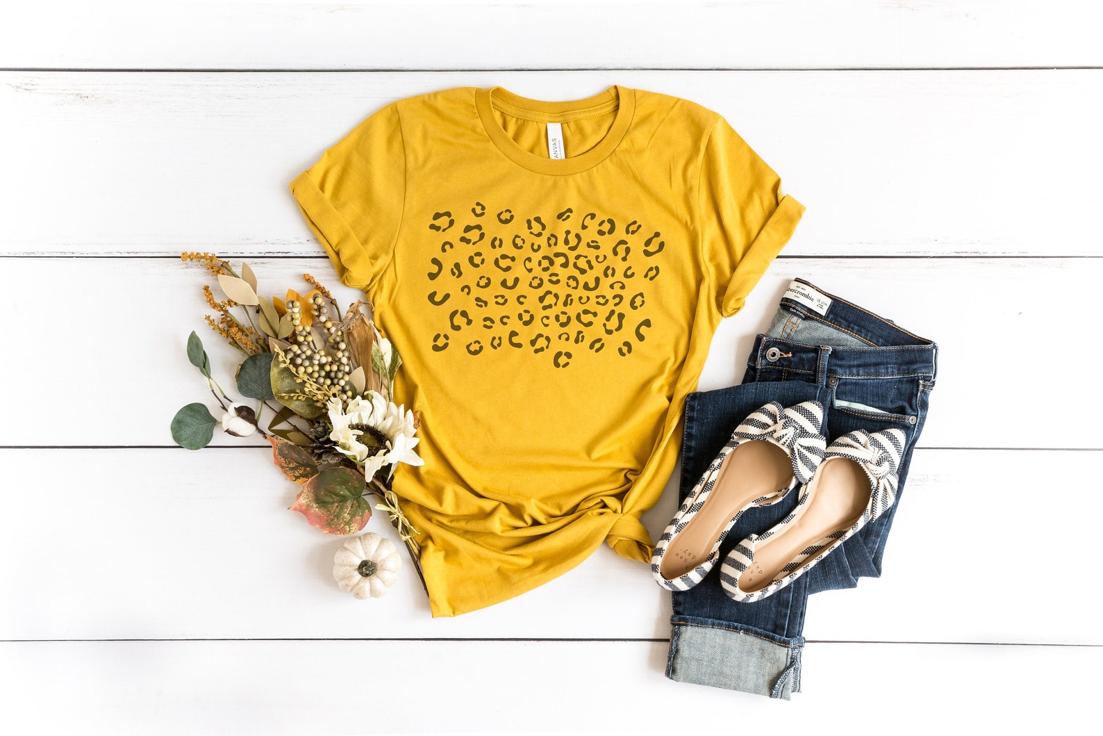 Leopard Print Shirt Animal Cheetah Print Tee Cute Fall - Etsy