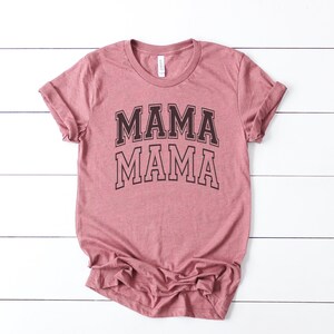 Mama College Block Tee Vintage Graphic Tee Mom Tee Mothers Day Mama ...