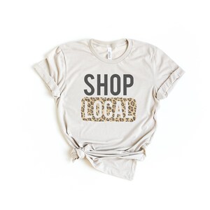 Leopard Shop Local | Support Locals | Mom Tee | Small Town Hero ...