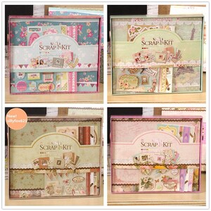 Cute Pretty Vintage DIY Photo Album Craft Scrapbook With Deco ...