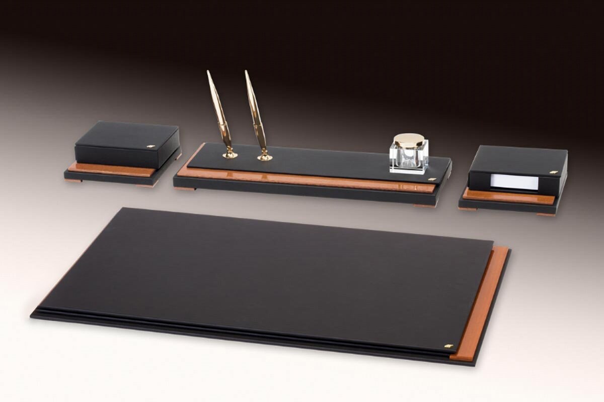Leather Deskset / Luxury Leather Desk Set/ Genuine Leather Desk Set ...