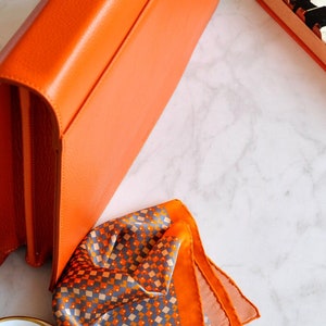 Leather Briefcase Women, ORANGE Leather Briefcase, Lawyers Bag, Classic ...
