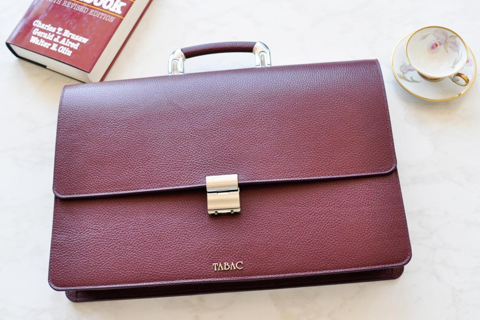 Leather Briefcase Women Dark RED Briefcase Lawyers Bag - Etsy