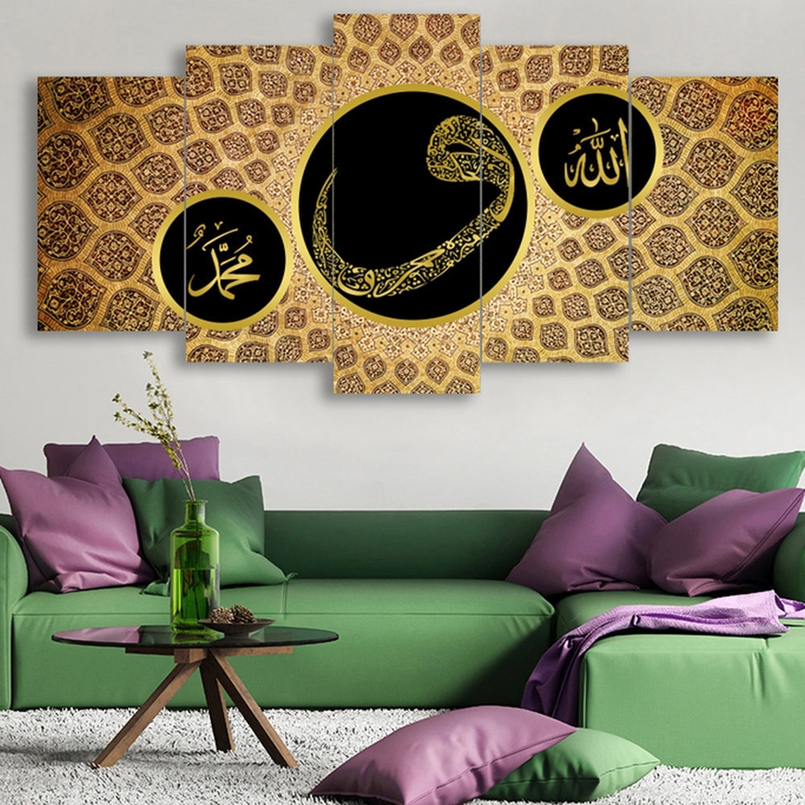 Islamic Wall Art Islamic Canvas Print Unique Design Canvas | Etsy