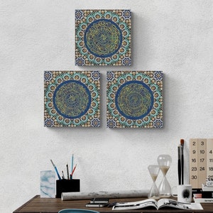 Islamic Wall Art, Al-inshirah, Al Kafirun, Surah Al Asr, Canvas Print S ...
