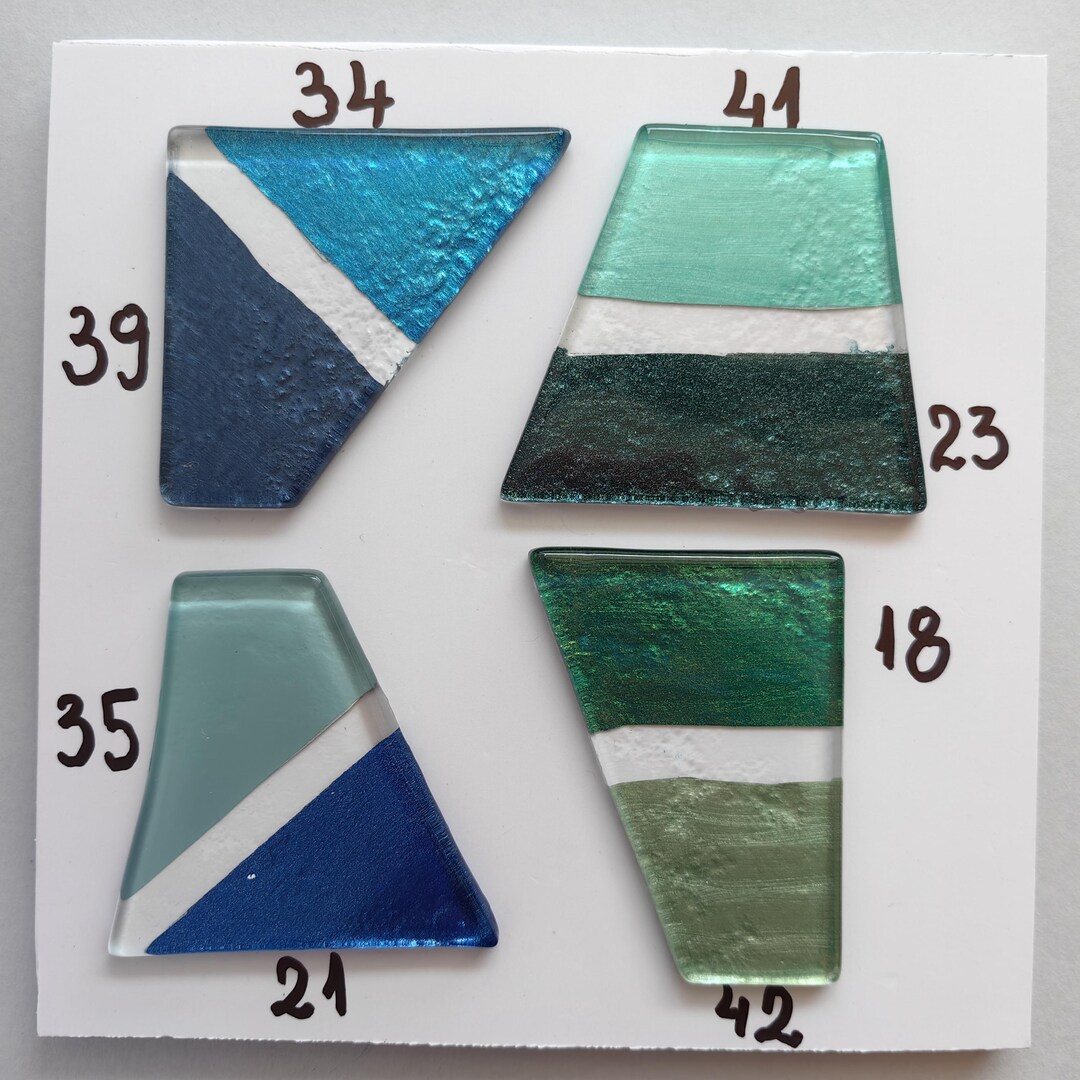 Glass Samples of Our Handles Colors - Etsy