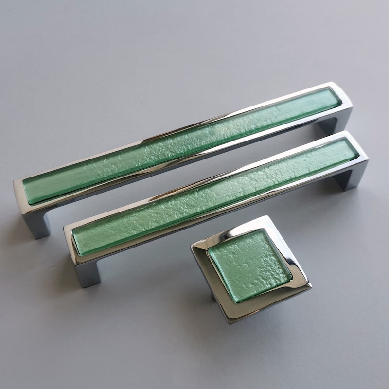 Glass Drawer Pulls - Etsy