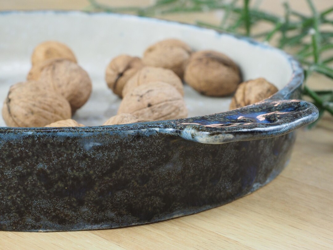 Handmade Ceramic Baking Dish – Rustic Pottery Bakeware – Oven Safe ...