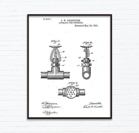 Fire Sprinkler Head Drawing