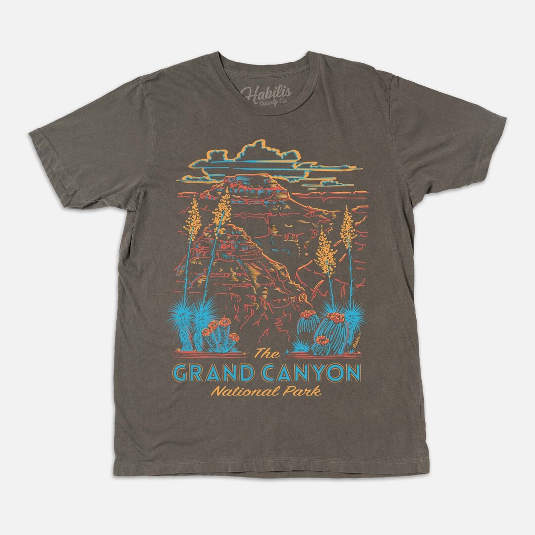 Grand Canyon National Park T-shirt - Made in USA - Unisex - Etsy
