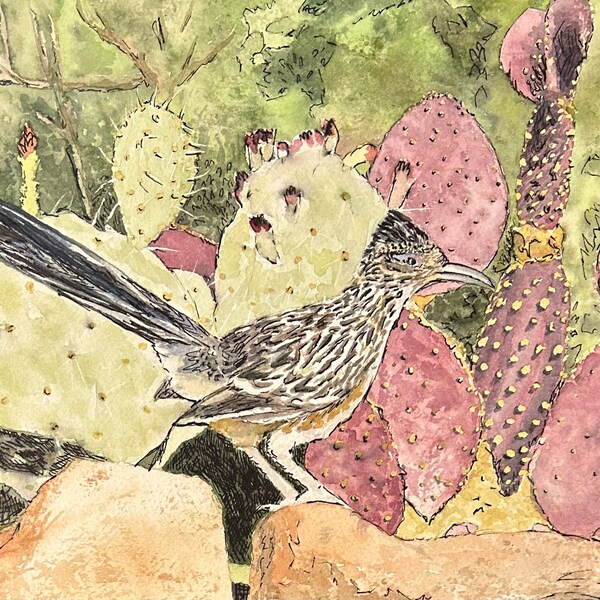 Roadrunner Art Painting - Etsy Canada