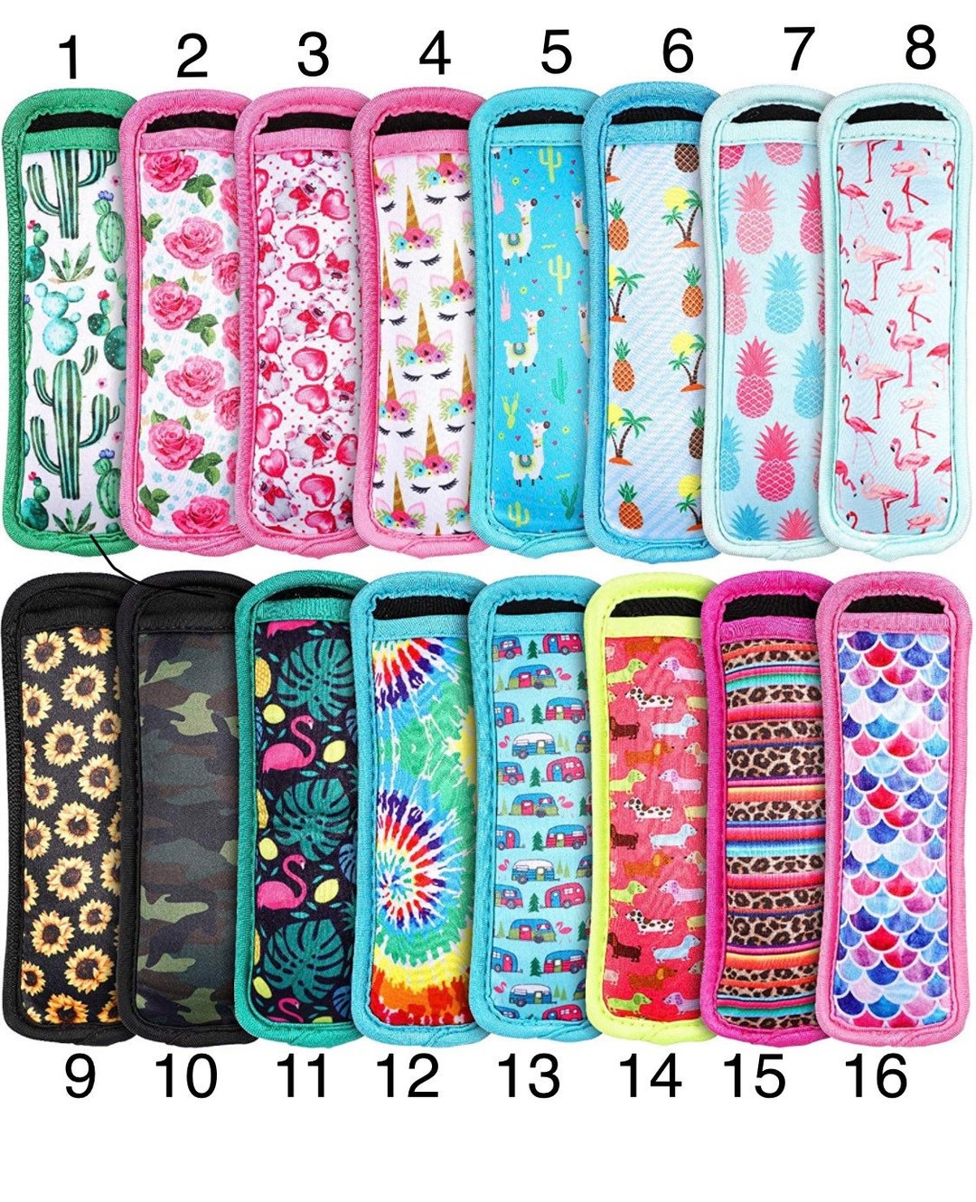 Personalized Ice Pop Popsicle Insulator Sleeve Holders - Etsy