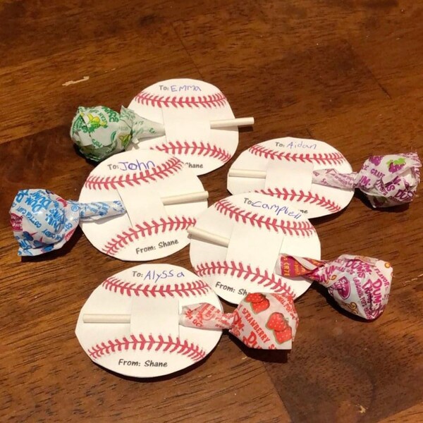 Baseball Lollipop - Etsy