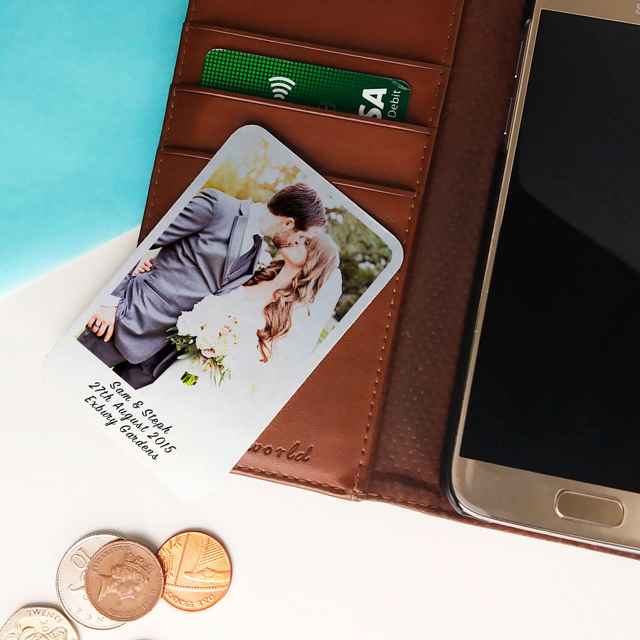 Personalised Aluminium Photo Card - Etsy