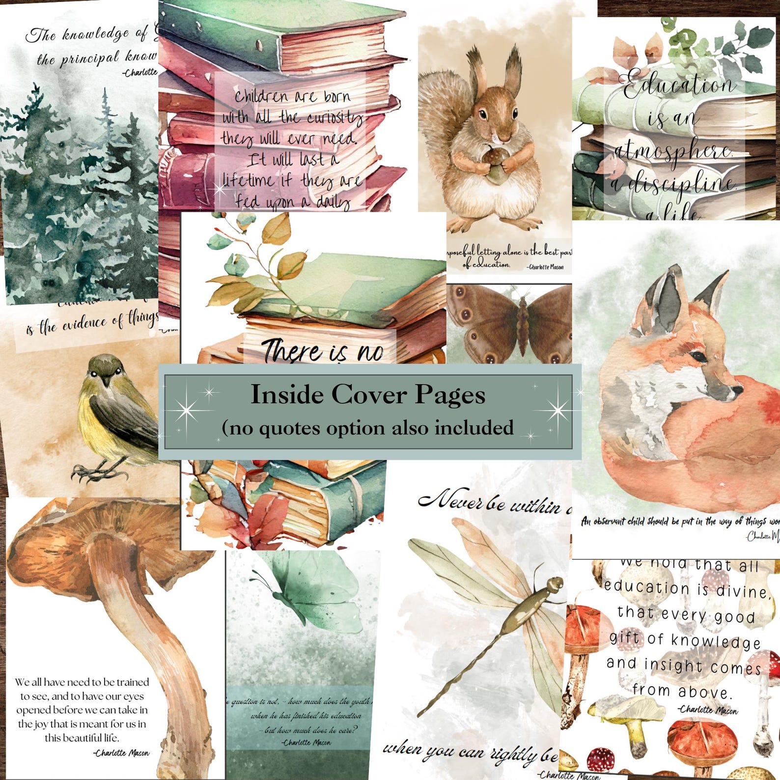 Homeschool Planner Printables 2025 2026 | Charlotte Mason Inspired ...