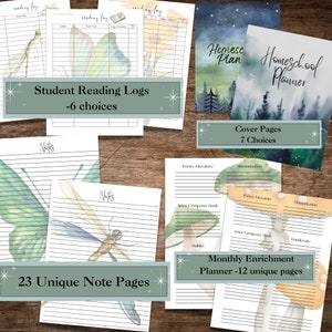 Homeschool Planner Printables 2024 2025 | Charlotte Mason Inspired ...