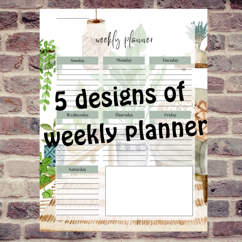 Weekly & Daily Planner | Block Schedule | to Do Lists | Planning Pages ...