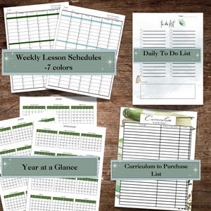 Homeschool Planner Printables 2025 2026 | Charlotte Mason Inspired ...